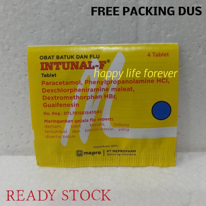 Jual Intunal F - Obat Batuk dan Flu - Isi 4 tablet - Kota Bandung ...