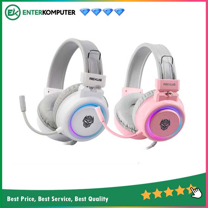 Jual Rexus Vonix F30 Gaming Headset (White/Pink) - Jakarta Pusat ...