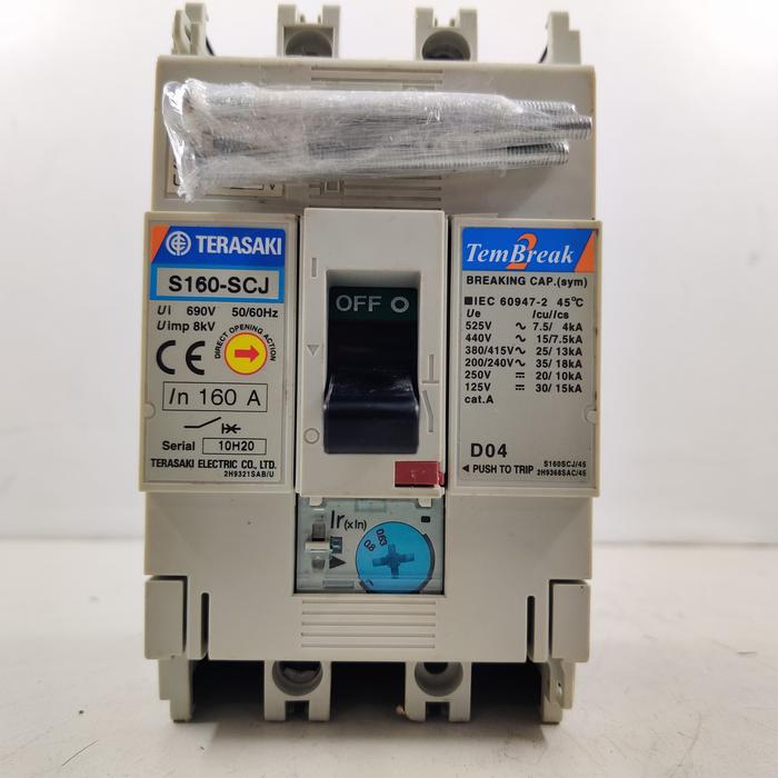 Jual Terasaki S160-SCJ 3P 160A TemBreak S160 SCJ D04 MCCB Breaker - Kota Batam - Toko Listrik ...
