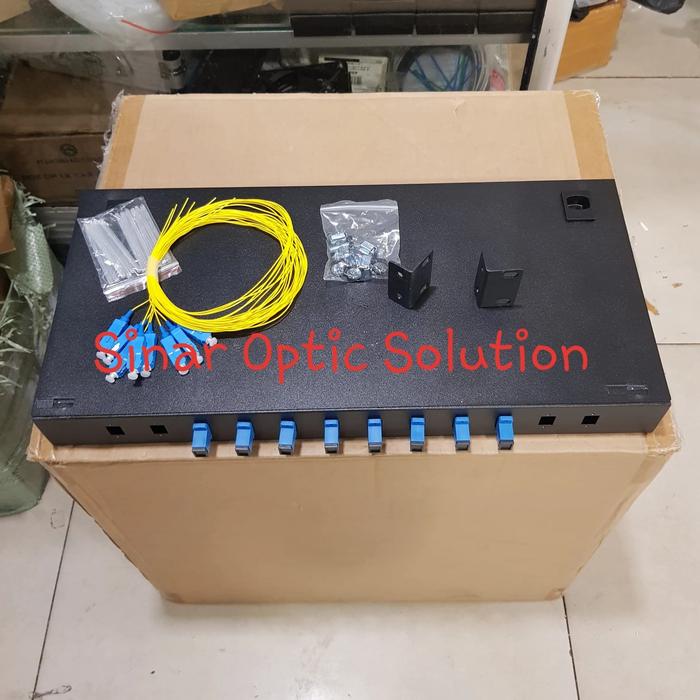 Jual otb rack 8 core SC singlemode Lengkap / Hitam - Jakarta Pusat ...