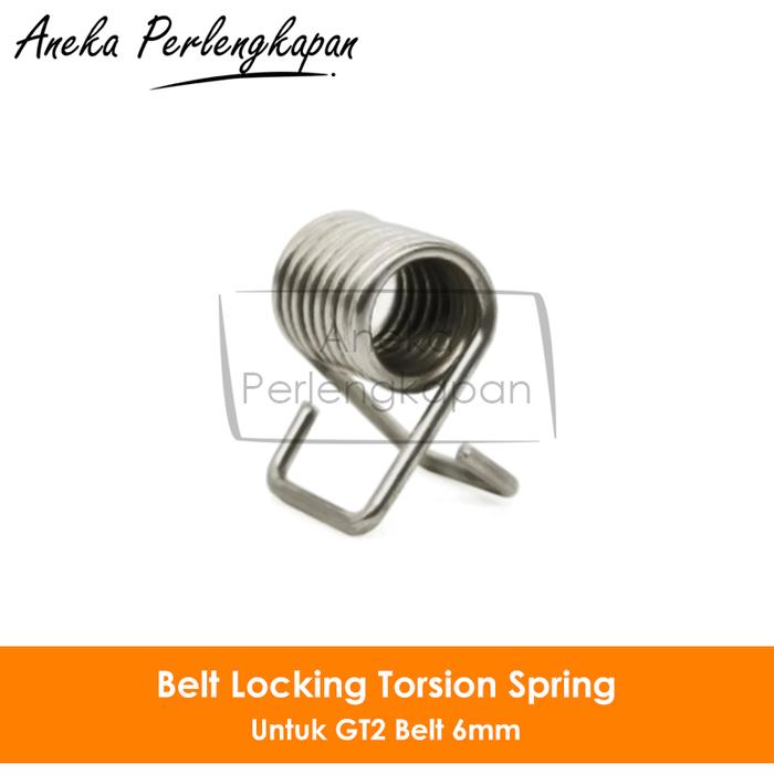 Jual 3D Printer Belt Locking Torsion / Tension Spring for GT2 6mm ...
