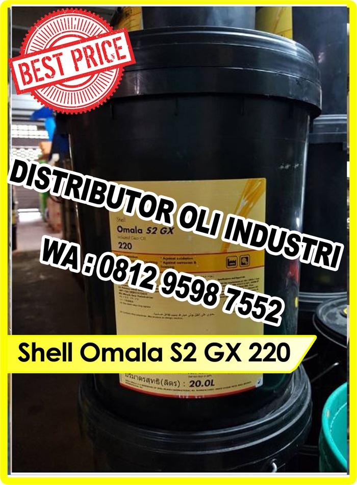 Jual SHELL OMALA S2 GX / G 220 ( GEAR OIL - ISO VG 220 ) - Kota ...
