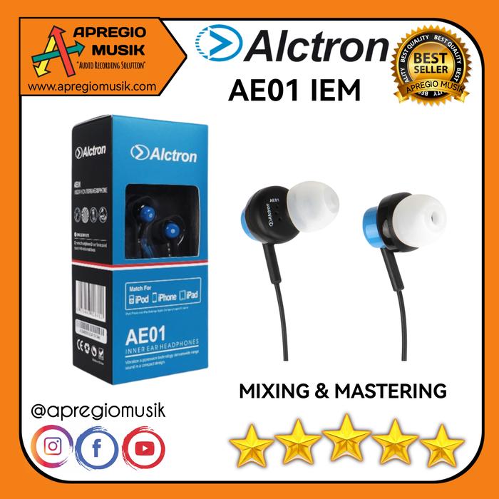 Jual In Ear Monitor IEM Alctron AE01 AE 01 Original Apregio Musik ...