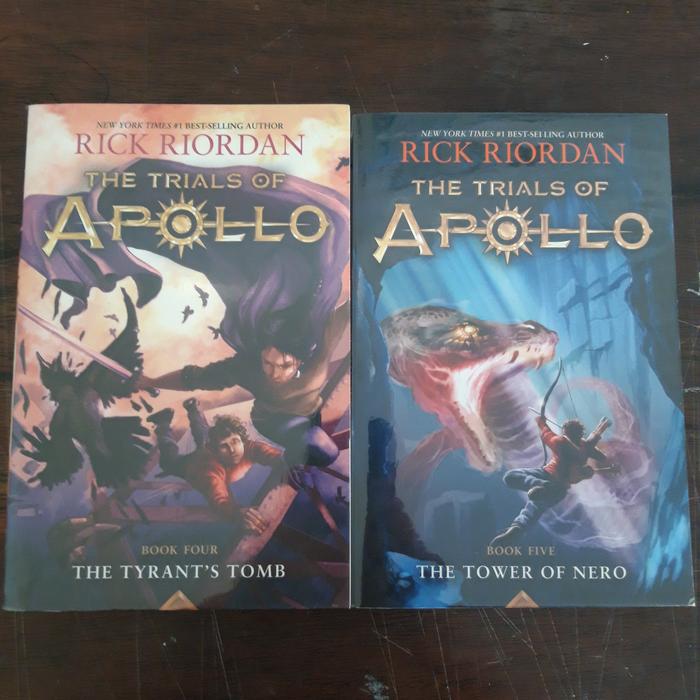 Jual Trials Of Apollo #4 Tyrant's tomb and #5 Tower Of Nero English ...