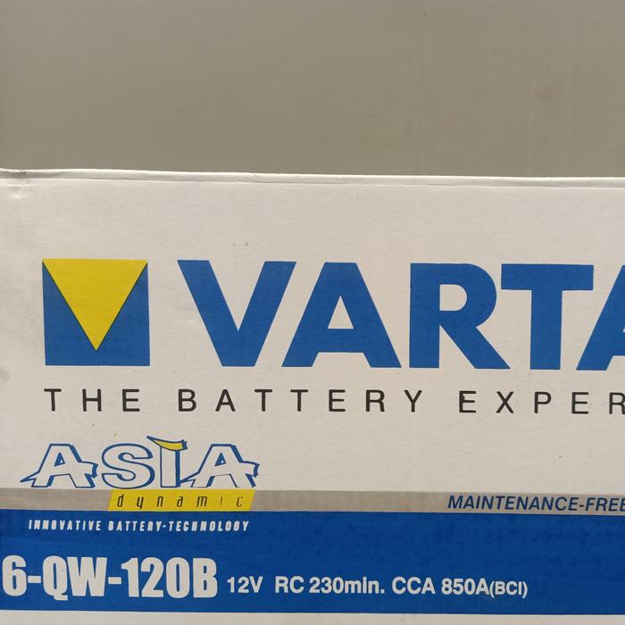 Jual Battery VARTA 6-QW-120B 12V 120ah - Kota Bekasi - PART ALAT BERAT | Tokopedia