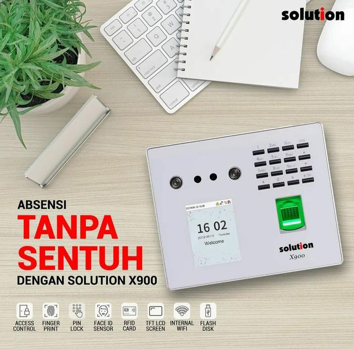 Promo Mesin Absen Wajah Supprt Akses Door + Finger + kartu + X900 Cicil 0% 3x - Jakarta Utara ...