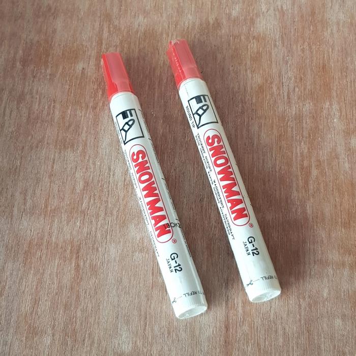 Jual Spidol SNOWMAN Permanent Marker G-12 Japan - Hijau - Kota Bandung ...