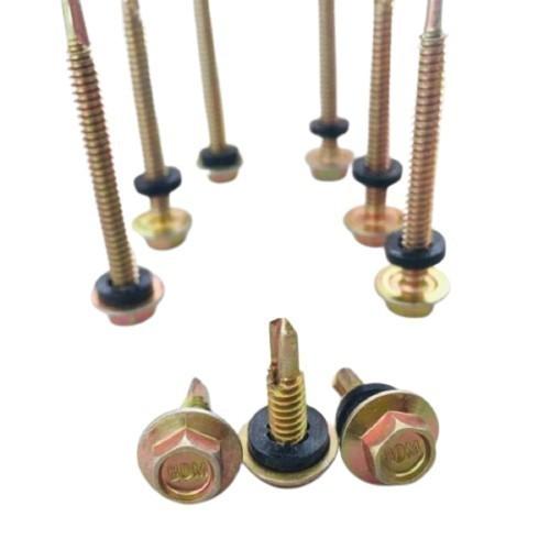 Jual Sekrup Roofing 6,5 cm Skrup Baja Ringan M5 x 65 Moon Lion Roo Fing ...