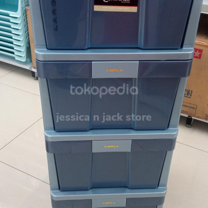 Jual lemari plastik kontainer lion star capela susun 4 Large - Jakarta ...