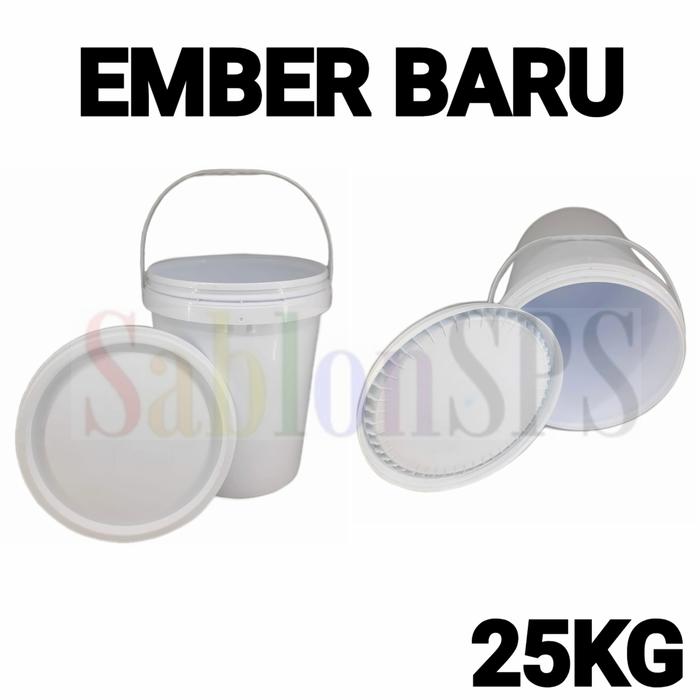Jual EMBER PUTIH CAT 25KG EMBER POLOS PLASTIK - BARU - Jakarta Utara ...