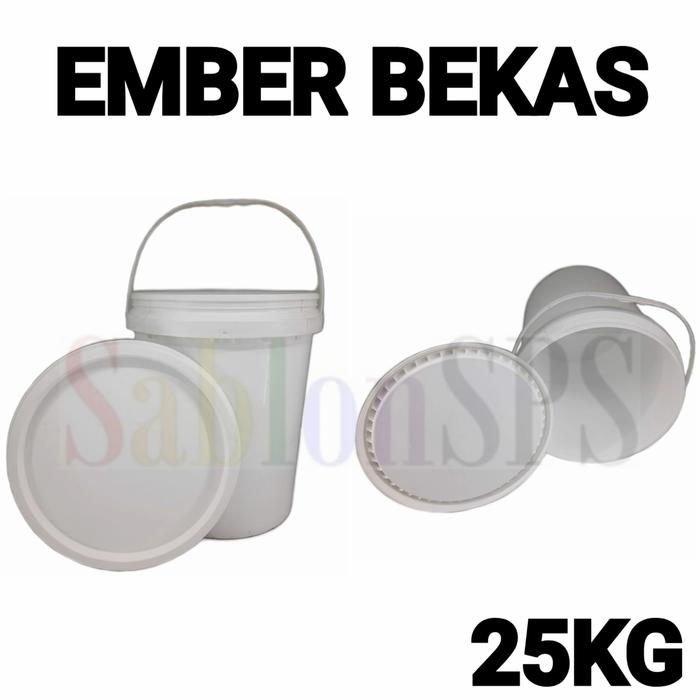 Jual EMBER PUTIH CAT 25KG EMBER POLOS PLASTIK - BARU - Jakarta Utara ...
