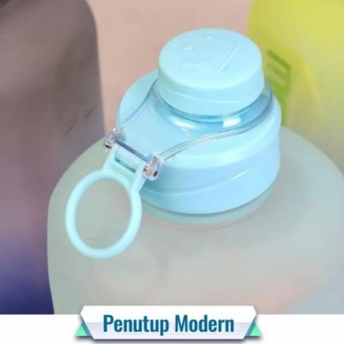 Jual botol minum 2 liter viral botol air tempat air botol pelangi galon ...