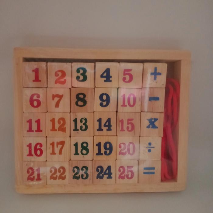 Jual BALOK MERONCE KATA / MAINAN BALOK KAYU - HURUF - Kab. Klaten ...