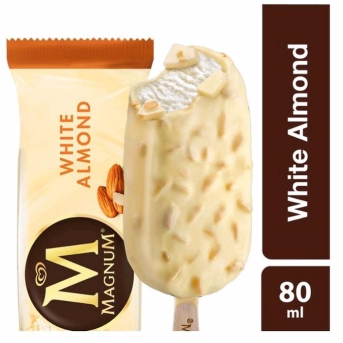 Magnum Ice Cream Bar: White Almond Magnum Ice Cream, Magnum, 46% OFF