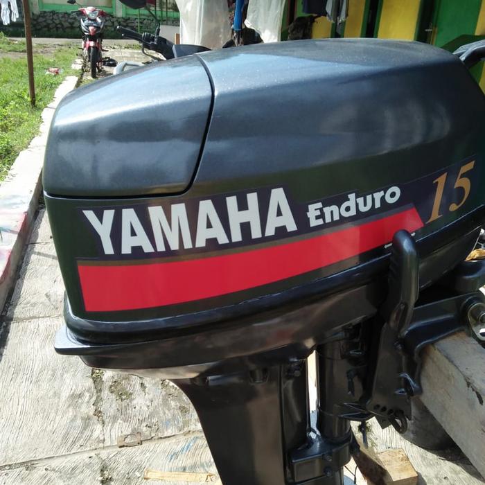 Jual YAMAHA 15HP 2tak E15DMHL Mesin Tempel Kapal 15PK BEKAS model ...