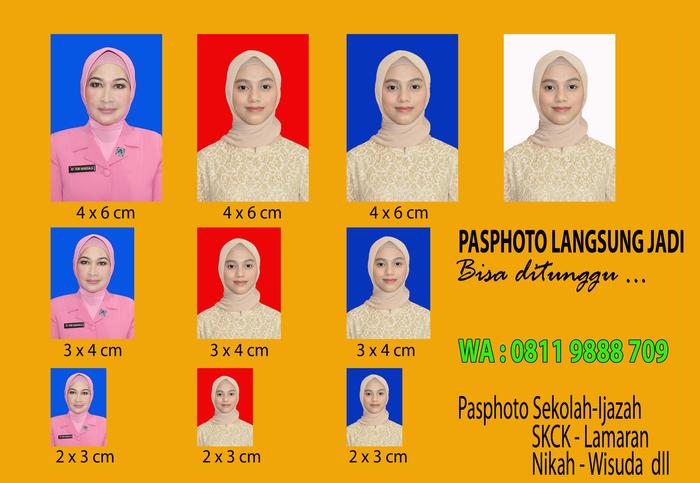 Jual Cetak Foto Pas Foto Visa 2x3 3x4 4x6 Pas Photo SKCK NIKAH ...