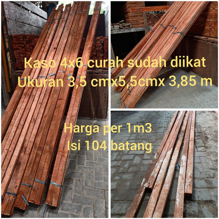 Jual kayu kaso 4x6 curah sudah diikat harga kubikan - Jakarta Barat ...