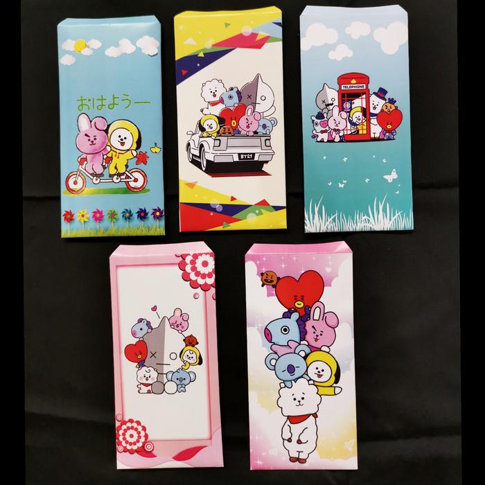 Jual BT21 Amplop Angpao Envelope BTS Lucu Cute 01 - Kota Semarang ...