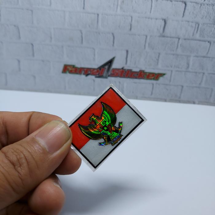 Jual stiker timbul sticker 3D BENDERA GARUDA MINI - kotak - Jakarta ...
