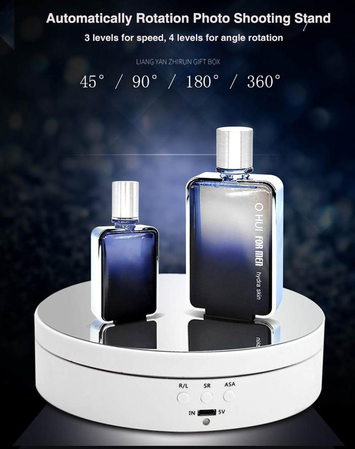 Jual Turntable Tempat Foto Produk Putar Auto Switch Stand Display ...