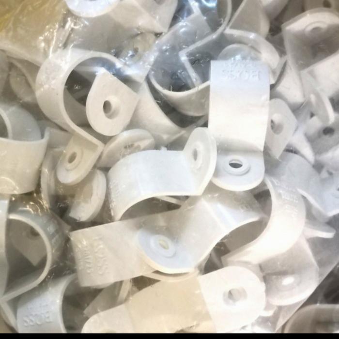 Jual Klem pipa conduit 25mm / Clamp pipa listrik / Klem Clipsal ...