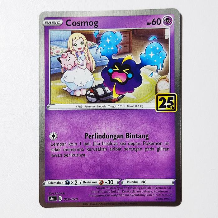 Jual Cosmog 014/028 S8a - Pokemon 25th Anniversary Card TCG Indonesia ...
