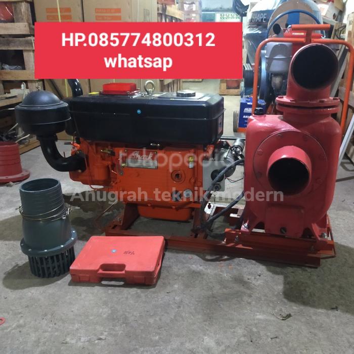 Jual Pompa Air banjir 6inch NS150 Diesel 24hp ZS1115 elektrik stater ...
