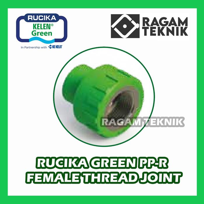 Jual Rucika Soket 90 mm Drat Dalam 3" SDD Female Thread PPR Green - Kota Bandung - ragam teknik ...