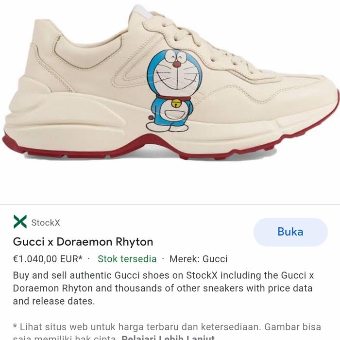 Jual Gucci Rhyton Doraemon no lv fendi dior bottega chanel louis ...