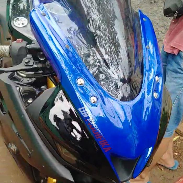 Jual tameng R15 v3 Topeng R15 v3 Kedok R15 v3 model R6 - Biru - Kab ...