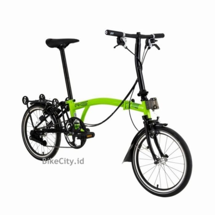 Jual Sepeda Lipat ELEMENT PIKES GEN 2 Nature Green Orange Stang M New ...