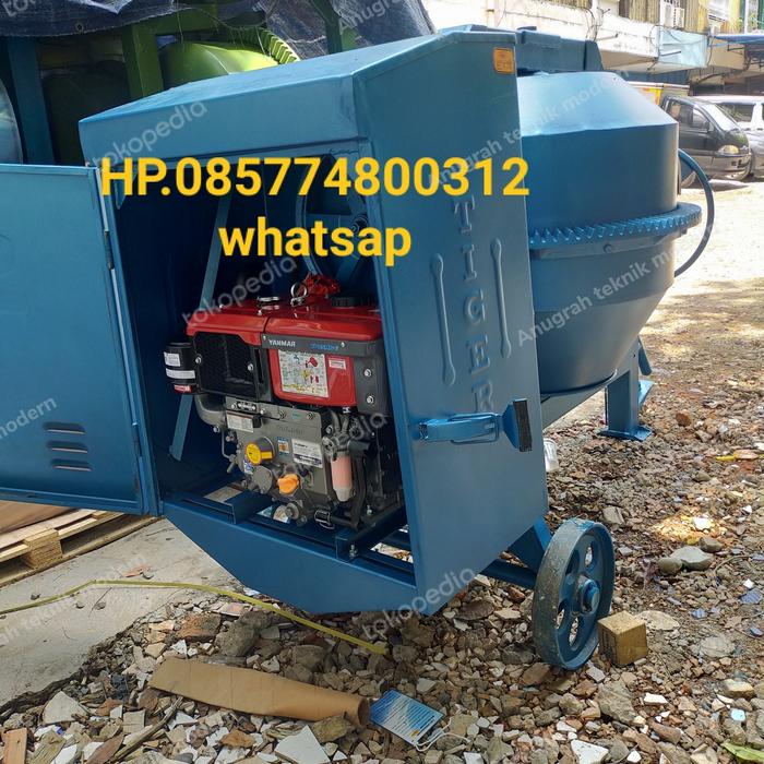 Jual Beton Molen mesin pengaduk semen TIGER 500 Liter diesel Yanmar TF85 - Jakarta Barat ...