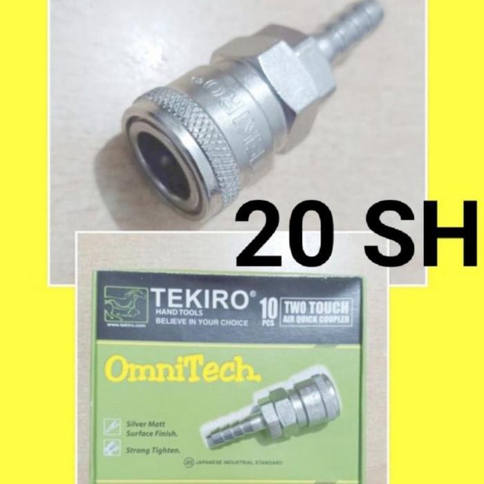 Jual Air Quick Coupler Kompresor Angin Two Touch 20 SH 20SH Tekiro SH 20 - Jakarta Barat - CV ...