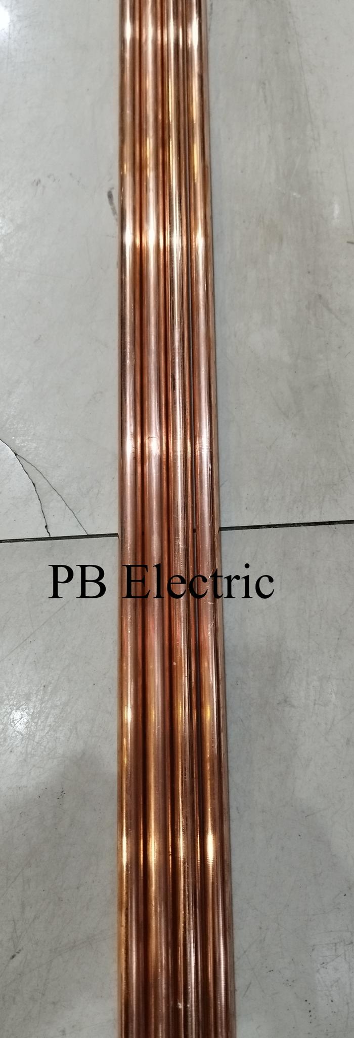Jual Grounding Rod 3/4 x 4 Meter / Batang Tembaga / Copper Rod 3/4 x 4 ...