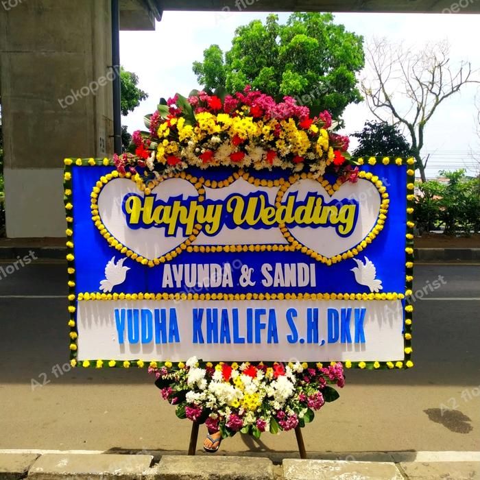 Jual Karangan Bunga Wedding / Bunga Papan / Bunga Ucapan / Bunga - Kab ...