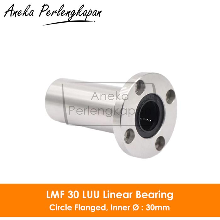 Jual LMF30LUU / LMF 30 LUU Longer Linear Motion Round Flange Bearing - Kota Tangerang - Toko ...