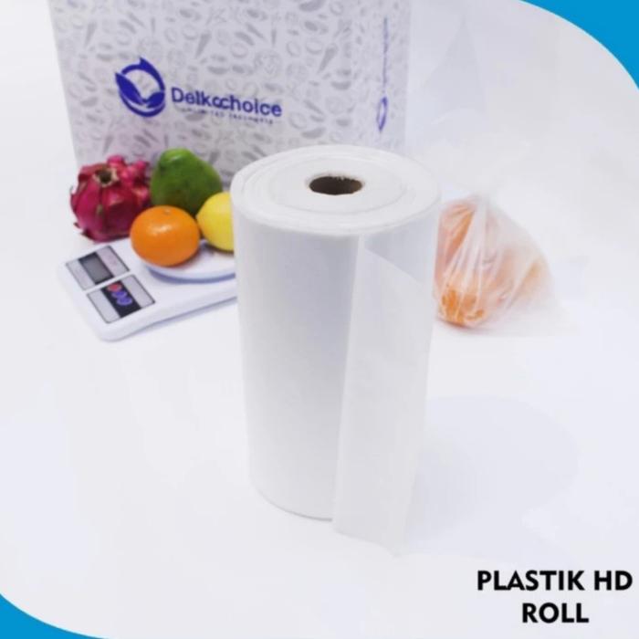 Jual PLASTIK HD ROLL BUAH SAYUR KANTONG DAPUR PACKING FOTOCOPY 1/2KG ...
