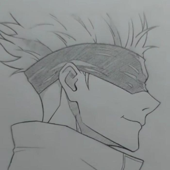 Jual Sketsa Gambar Gojo Satoru - Kab. Kendal - IchiroDraw | Tokopedia