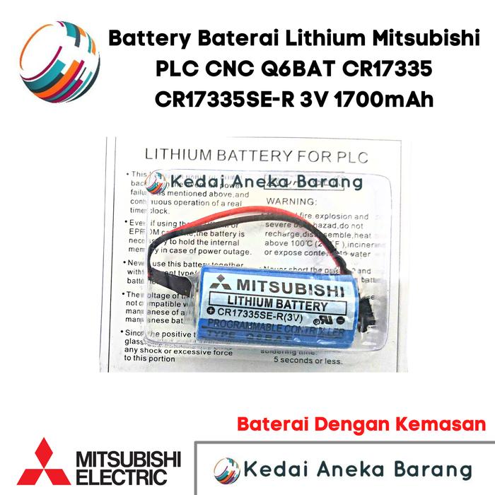 Jual Battery Baterai Lithium Plc Cnc Q6bat Cr17335 Cr17335se-r 3v ...