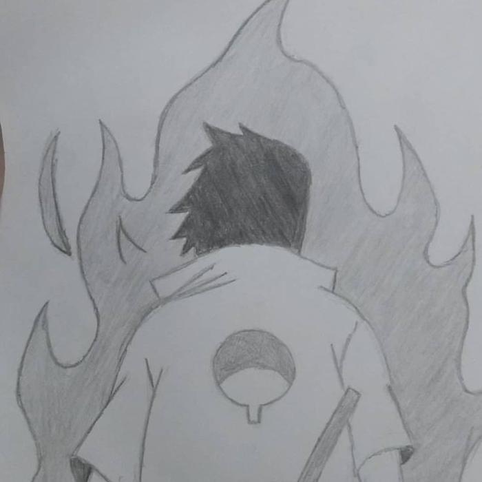 Jual Sketsa Gambar Sasuke Amaterasu - Kab. Kendal - IchiroDraw | Tokopedia
