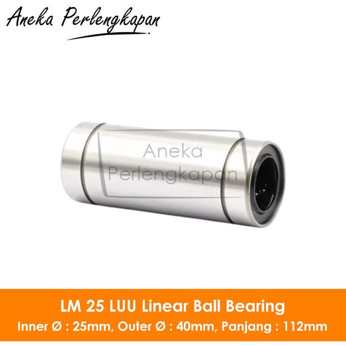 Jual LM25LUU / LM 25 LUU Longer Linear Bearing Sliding Bushing - Kota Tangerang - Aneka ...