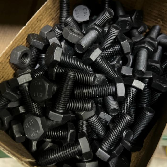 Jual Baut Mur Baja 10.9 m10 x 50 mm / M10 x 50mm / M10 × 50 mm / m10x50 ...