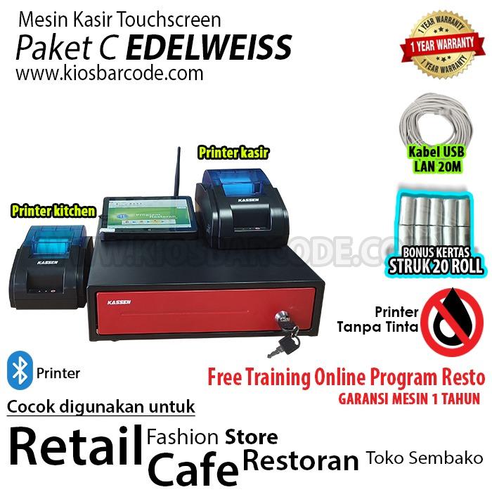 Jual POS Mini PC Windows Program Resto EDELWEISS, Printer Kasir & Kitchen - Kota Bekasi - Kios ...