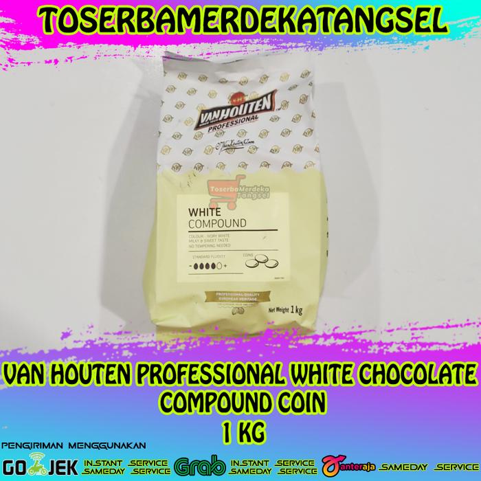 Jual Van Houten Professional Chocolate Compound Coin 1 Kg / Coklat Compond - Dark Choco - Kota ...