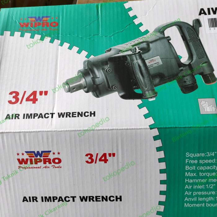 Jual Wipro Air Impact twin hammer 3/4" AIW-320 buka baut 3/4 inci ...