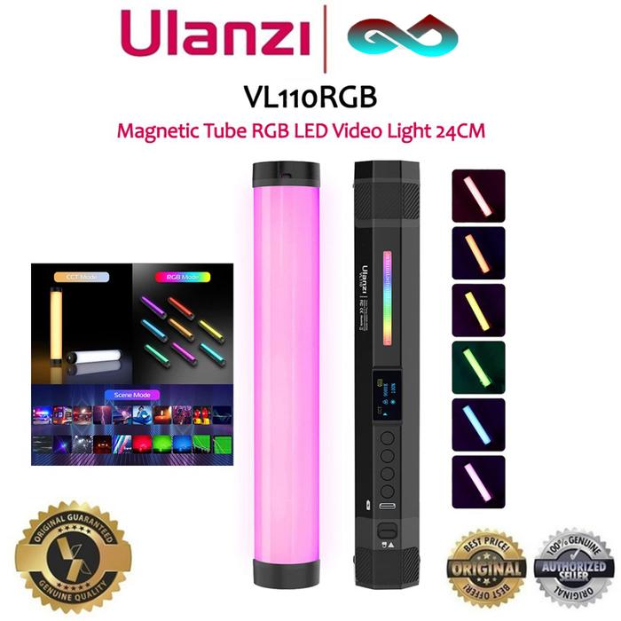 Jual Ulanzi Vijim VL110 RGB 24cm Magnetic RGB Tube LED Light - Kota ...