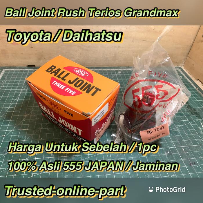 Jual Balljoint Ball Joint Rush Terios Grandmax 100% Asli 555 Japan ...