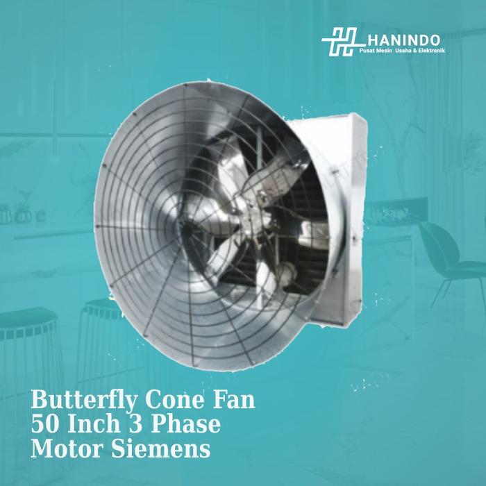 Jual Cone Fan 50 inch 3 phase Motor Siemens Dengan Tension Pulley ...