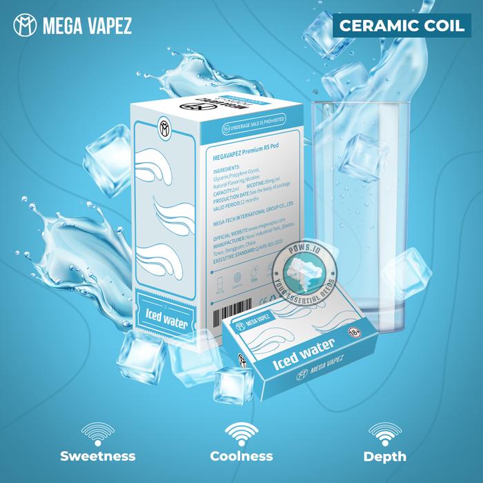 Promo [RELX COMPATIBLE] MEGA R5 VAPES PODS REFILL CARTRIDGE - Iced ...