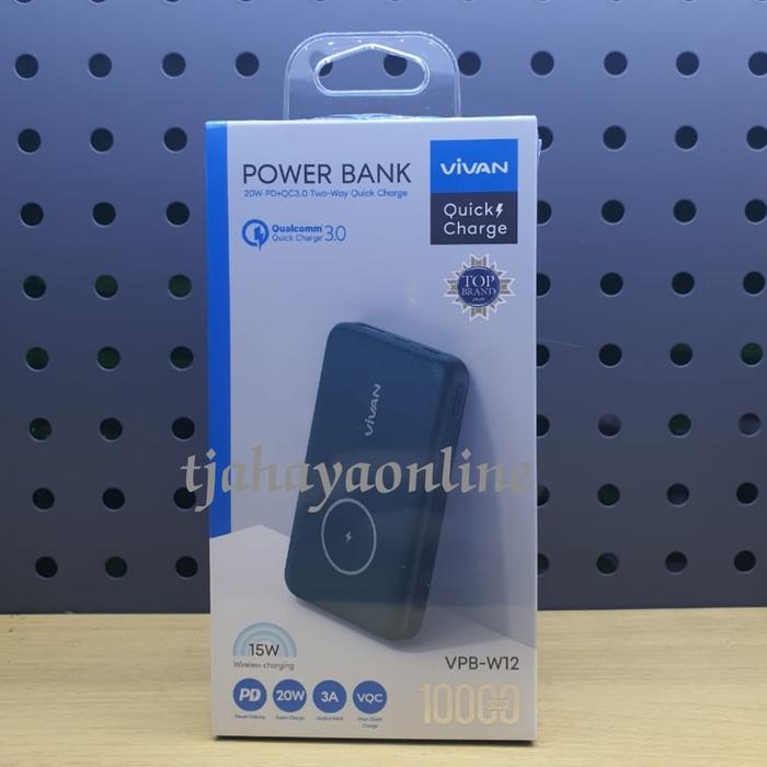 Jual Vivan VPB-W12 10000mAh Magnetic Wireless Powerbank Iphone 12 13 ...